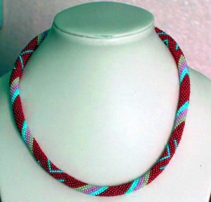 Free pattern for beaded crochet rope Yuliana | Beads Magic