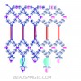 Free pattern for beautiful beaded necklace Diane | Beads Magic