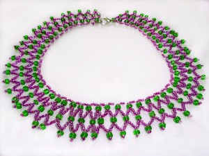 Free pattern for necklace Laura | Beads Magic