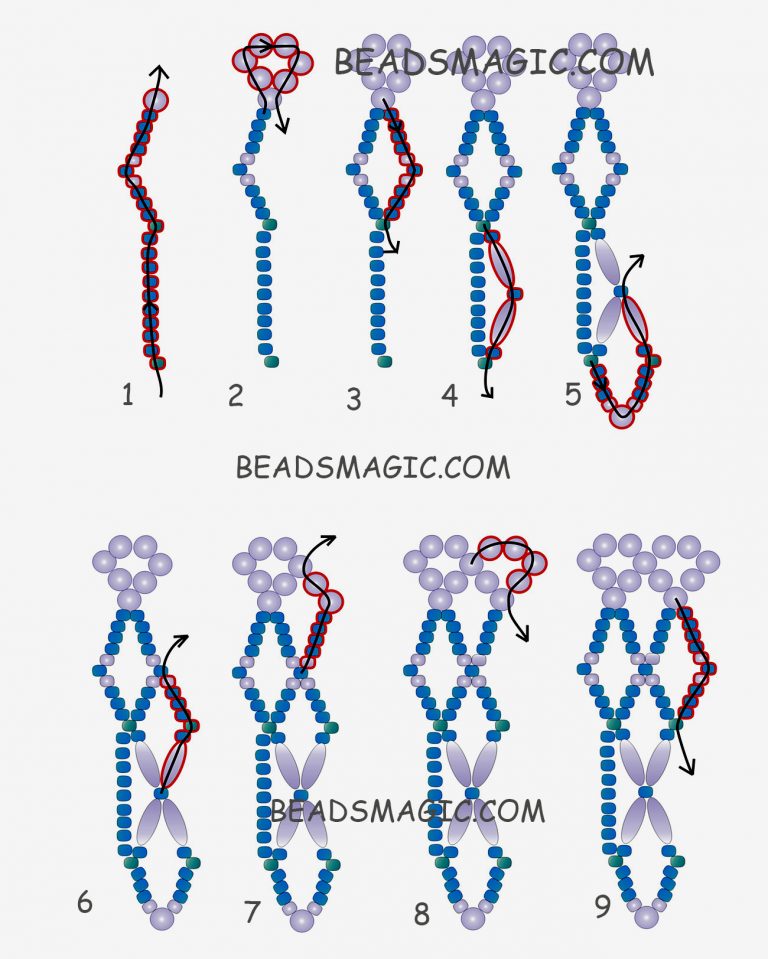Free Pattern For Necklace Aphrodite Beads Magic 