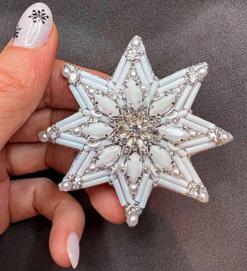 Beaded snowflake inspiration ideas | Beads Magic